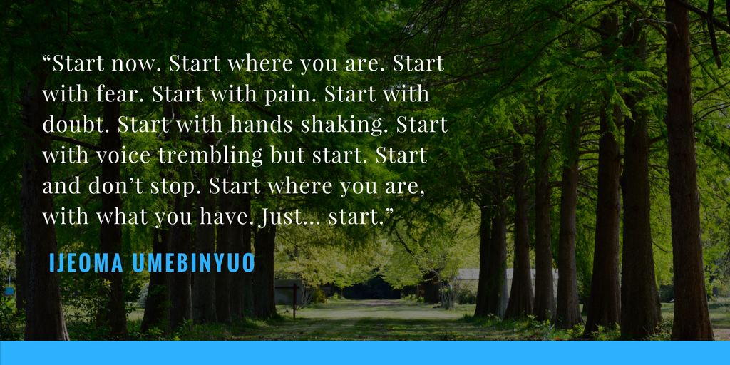 Just get started – Mike Taylor