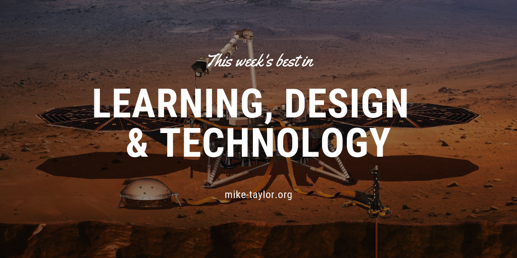 Friday Finds: The Best of Learning, Design & Technology | November 30 ...
